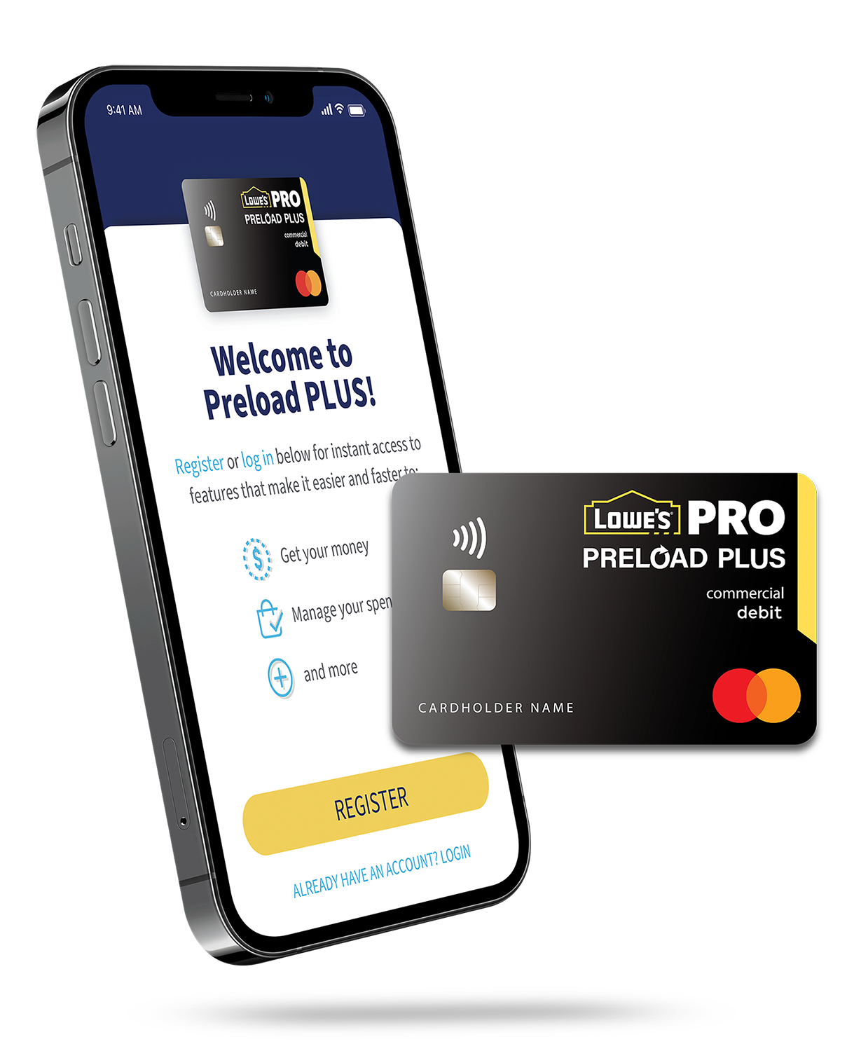 Lowes PreLoad PLUS Website